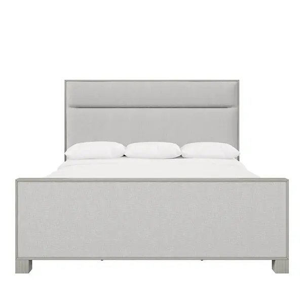 BERNHARDT Stratum Panel Bed, Queen - Gray