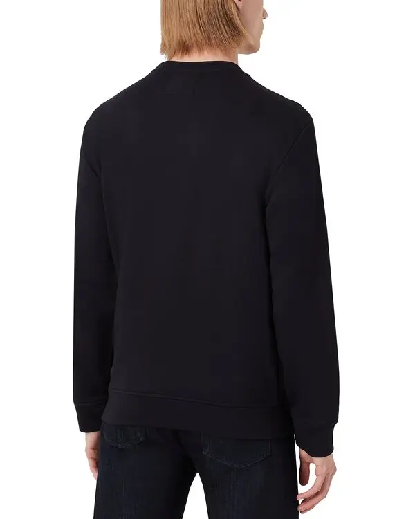 Emporio Armani Essential Jersey Logo Sweatshirt - Navy Blue