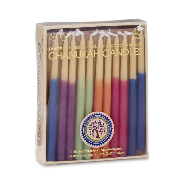 RITE LITE 45 Piece Chanukah Candles - Multicolor