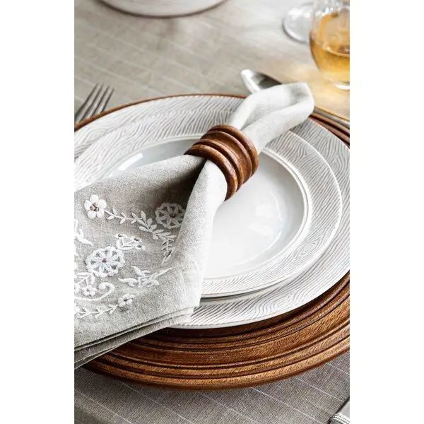 JULISKA Bilbao Wood Napkin Ring
