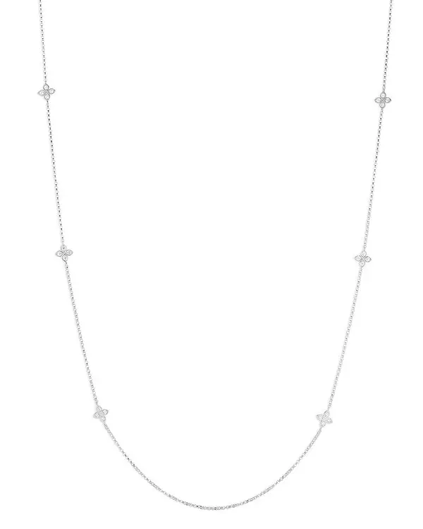 Roberto Coin Verona Love 18k & Diamond Necklace - White Gold
