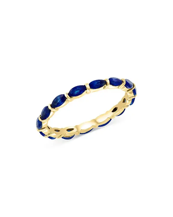 Bloomingdale'S Sapphire Eternity Band - Blue/gold