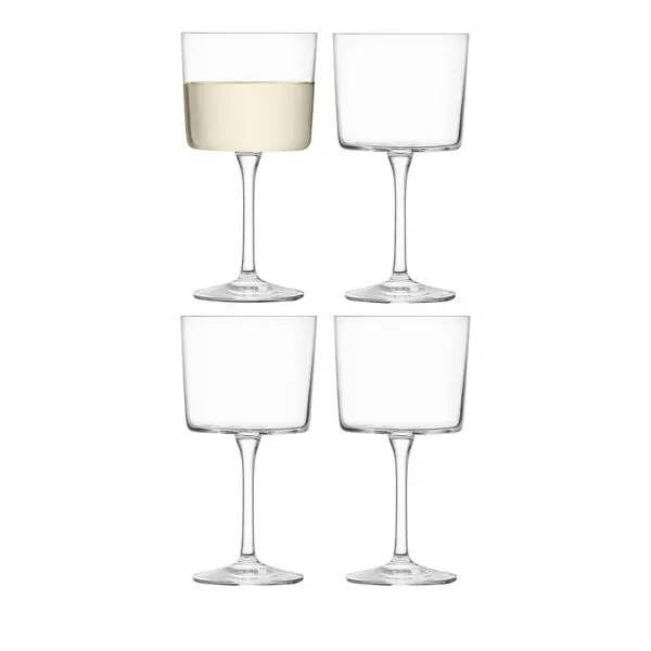 LSA Gio Wine Glass, Set Of 4 - Clear