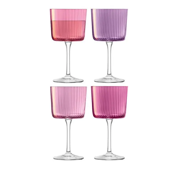 LSA Gems Wine Glass, Set Of 4 - Garnet