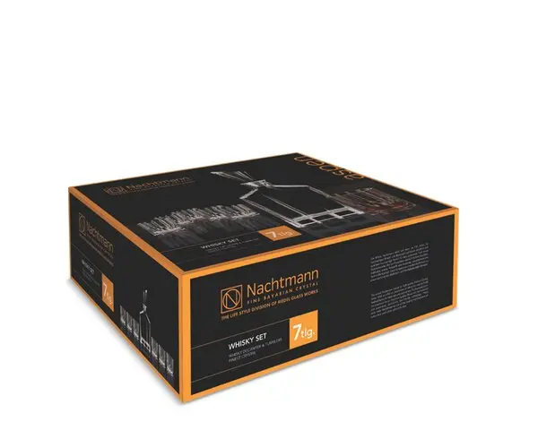 NACHTMANN 7 Piece Decanter & Tumbler Set