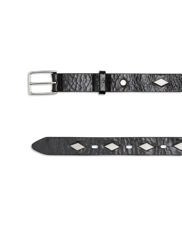 Rag & Bone Colin Studded Leather Belt In Black - 44% Off  display picture 3