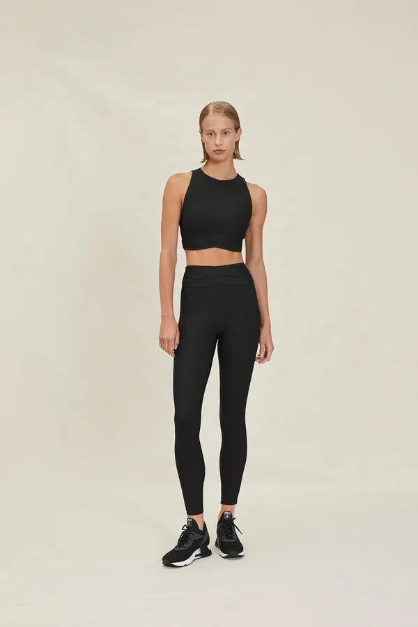 Devon Windsor Tatum Crop Top - Black