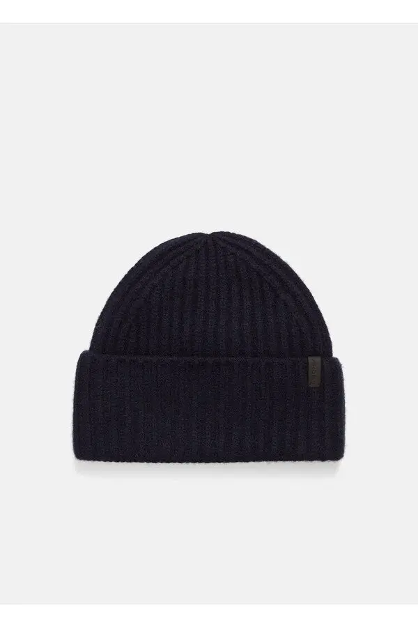 Vince Cashmere Chunky-knit Beanie - Blue
