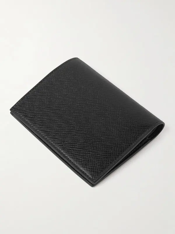 Saint Laurent Upcycled Cross-grain Leather Bifold Wallet