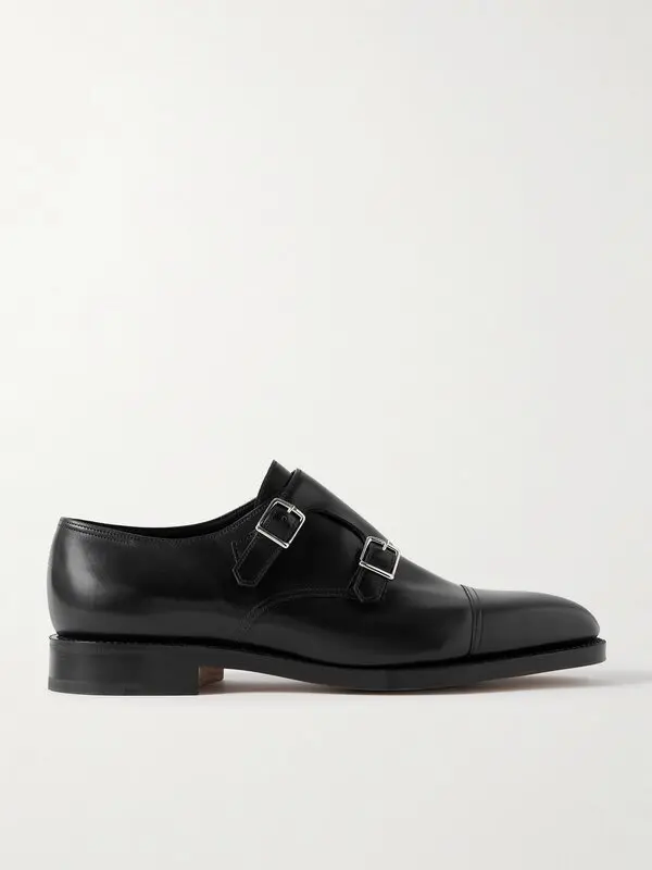 John Lobb William Leather Monk-strap Shoes