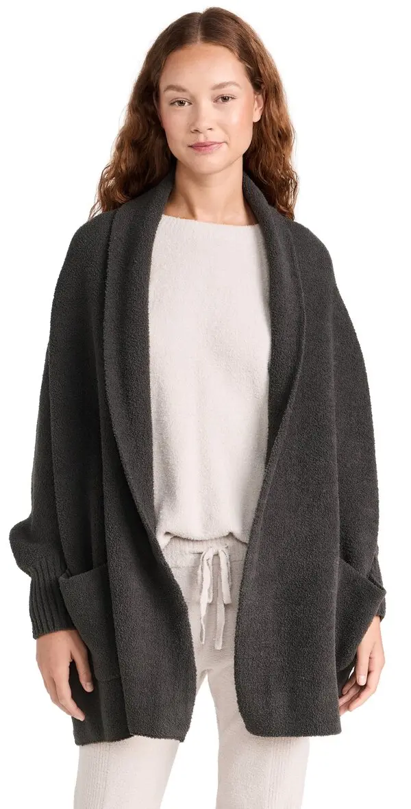 Barefoot Dreams Cozychic Blanket Wrap - Carbon