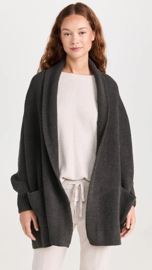 Barefoot Dreams Cozychic Blanket Wrap - Carbon