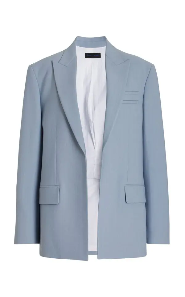 Proenza Schouler Devon Oversized Blazer - Light Blue