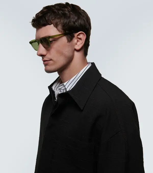 Bottega Veneta Panthos Round Sunglasses