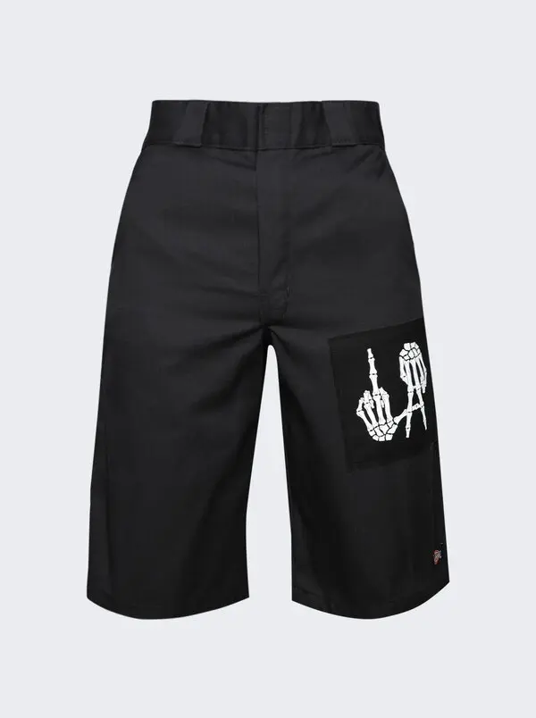 LOCAL AUTHORITY LA La Bones Fufc Chino Shorts - Black
