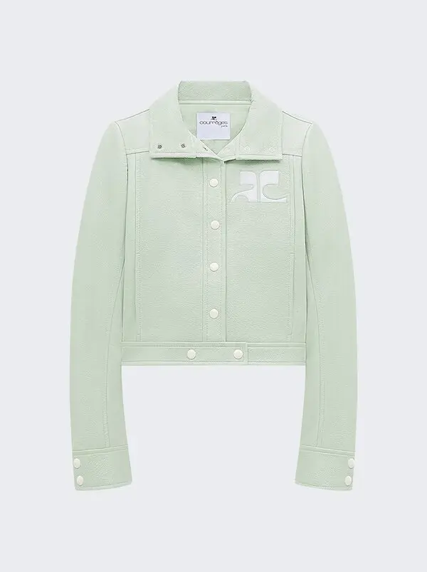 COURRÃ¨GES Courrèges Vinyle Reedition Jacket - Green