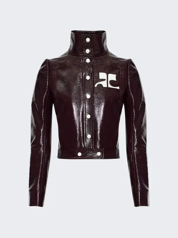 COURREGES Vinyl Reedition Jacket - Red