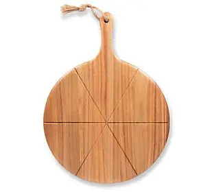 TOSCANA Napoletana Acacia Wood Pizza Cutter Ser Ving Board - One-color