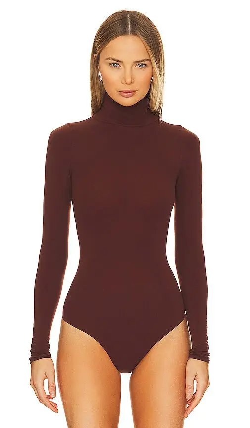 Commando Ballet Turtleneck Bodysuit - Copper