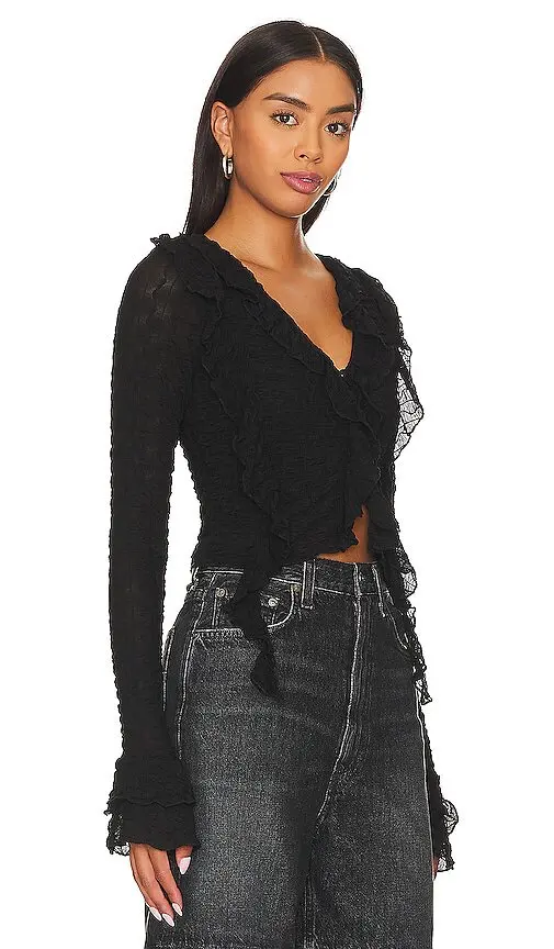 MORE TO COME Lennox Top - Black