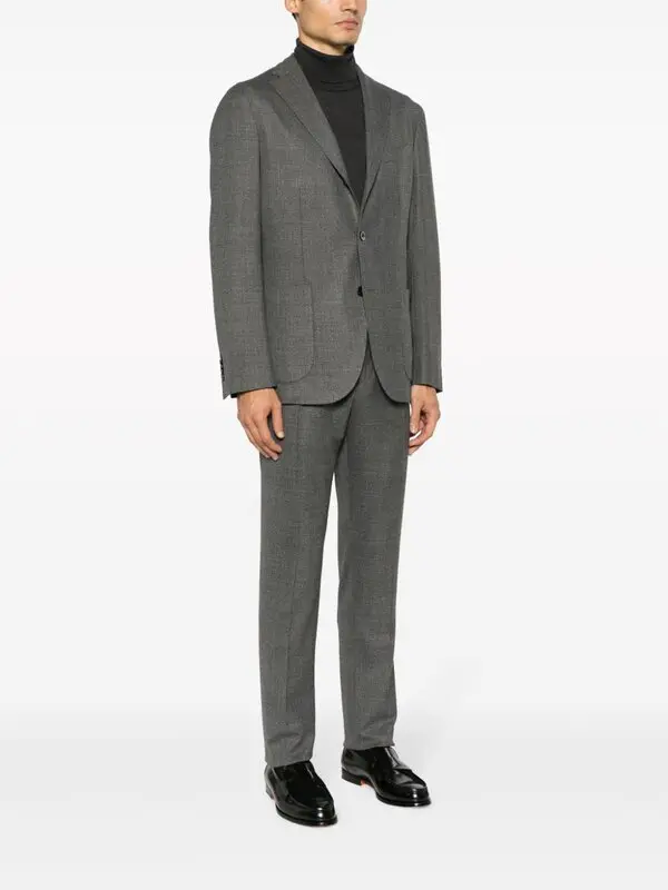Boglioli Mélange-effect Single-breasted Suit