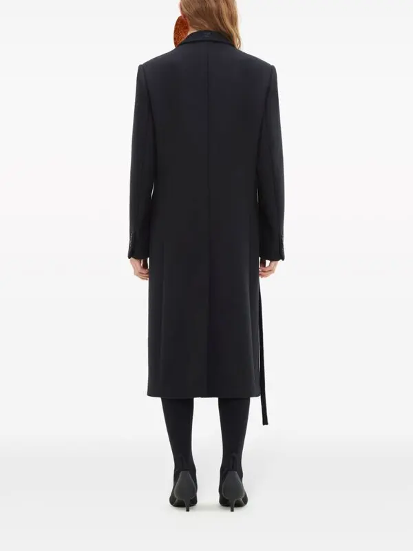 COURREGES Strap-detail Single-breasted Coat