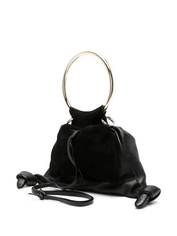 Chloé Arlène Leather Tote Bag With Metallic Handle