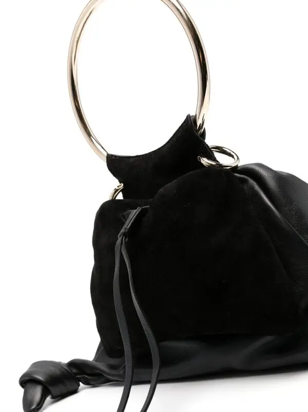 Chloé Arlène Leather Tote Bag With Metallic Handle