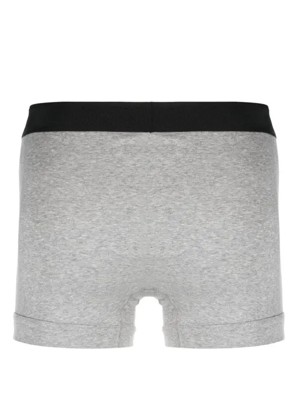 TOM FORD Logo-band Cotton-blend Boxers - White