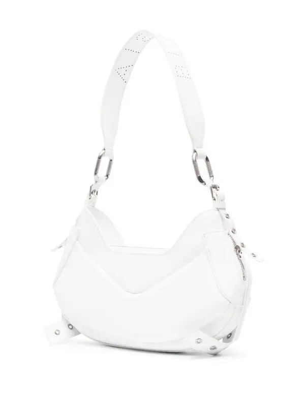 BIASIA Y2k Leather Shoulder Bag - White