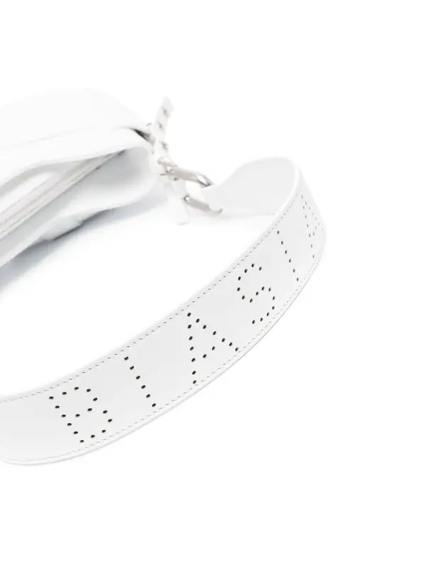 BIASIA Y2k Leather Shoulder Bag - White