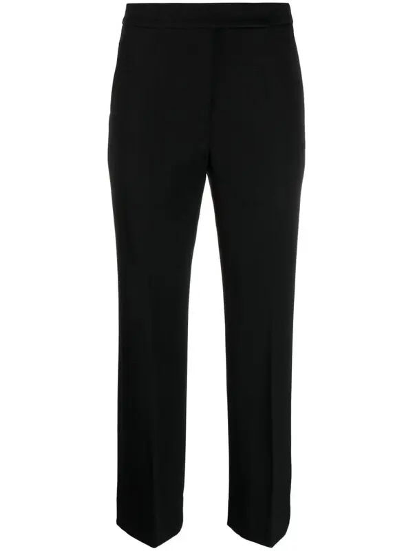 Tory Burch Cropped Wool Tailored Trousers