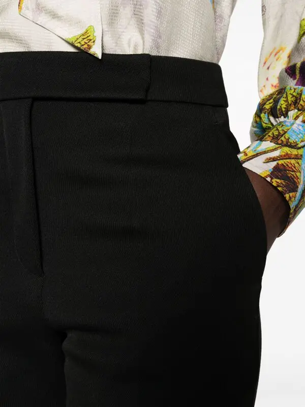 Tory Burch Cropped Wool Tailored Trousers