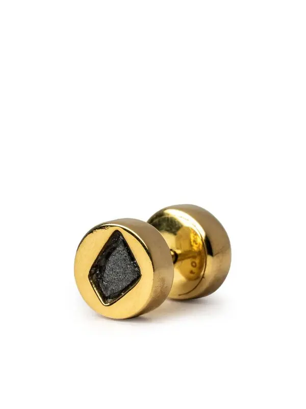 PARTS OF FOUR Diamond Stud Single Earring - Gold