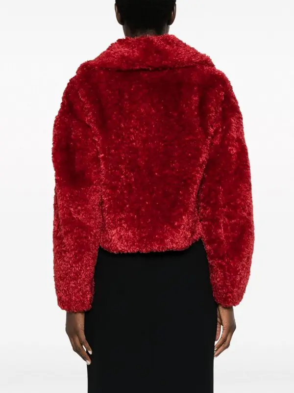 Herno Faux-fur Cropped Jacket