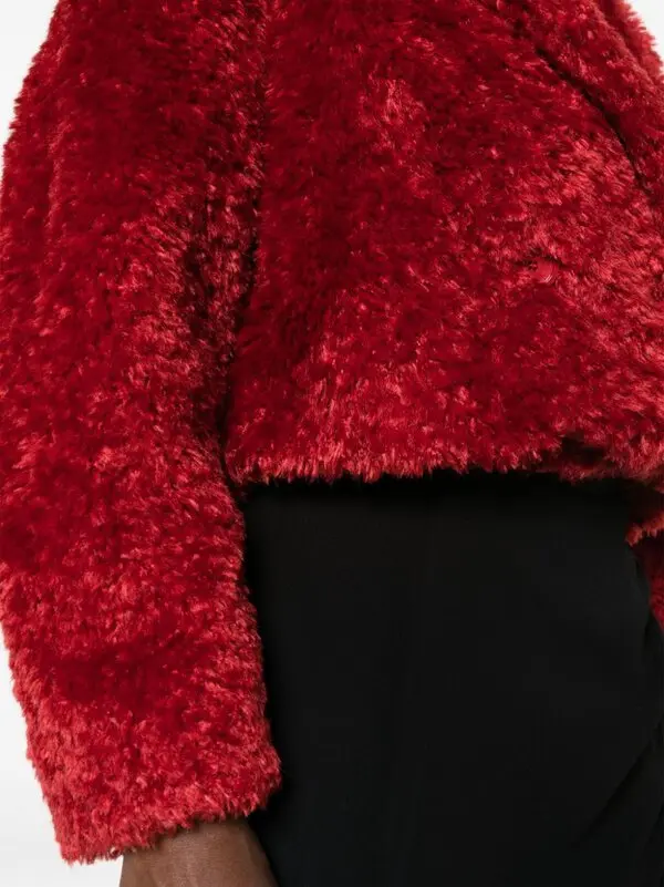 Herno Faux-fur Cropped Jacket