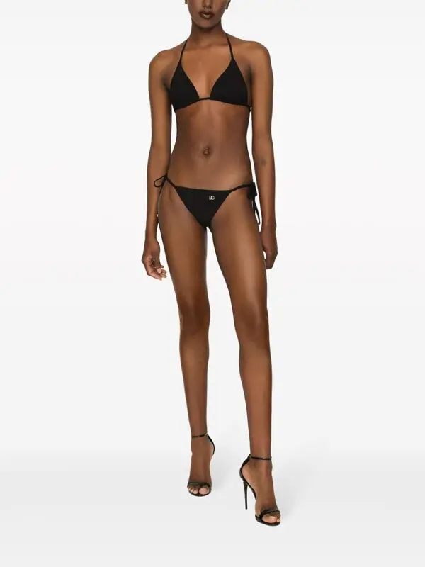 Dolce & Gabbana Triangle Bikini Top - Black