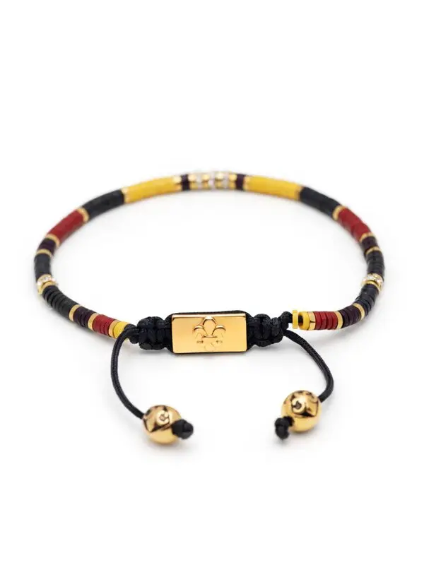 NIALAYA JEWELRY Logo-plaque Beaded Bracelet