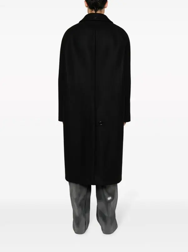 COURREGES Single-breasted Wool-blend Coat