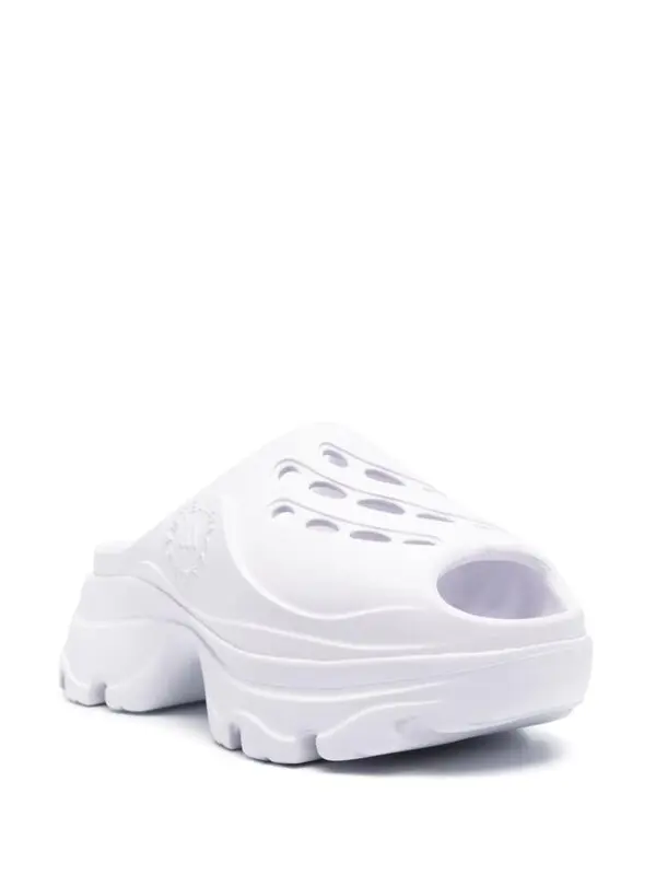 Adidas By Stella McCartney Logo-embossed Clogs - White