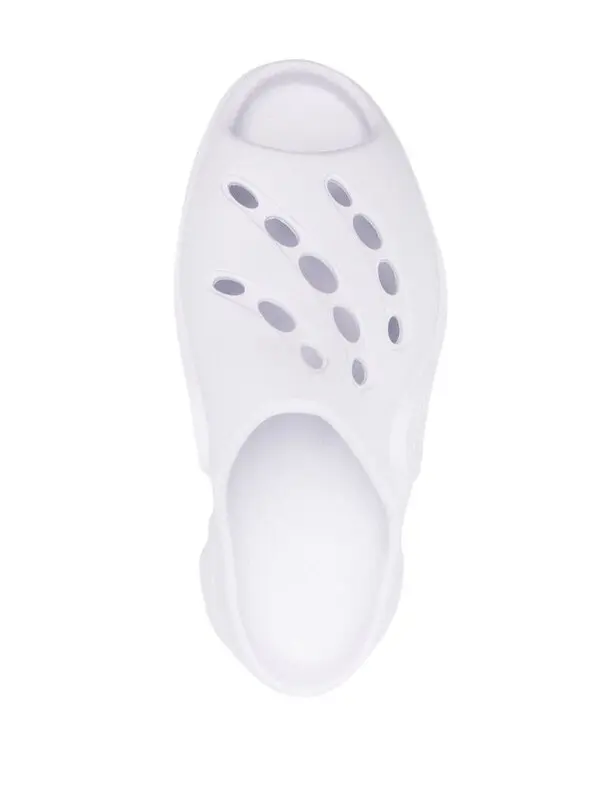 Adidas By Stella McCartney Logo-embossed Clogs - White