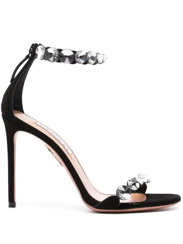 AQUAZZURA Maxi Tequila 110mm Crystal-embellished Sandals