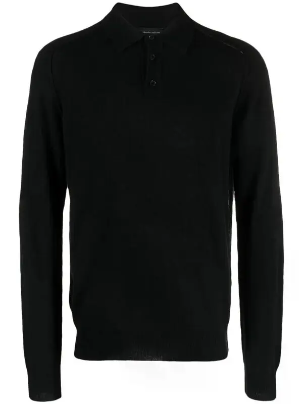 ROBERTO COLLINA Long-sleeve Polo Shirt