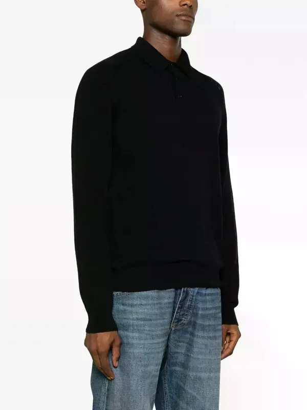 ROBERTO COLLINA Long-sleeve Polo Shirt