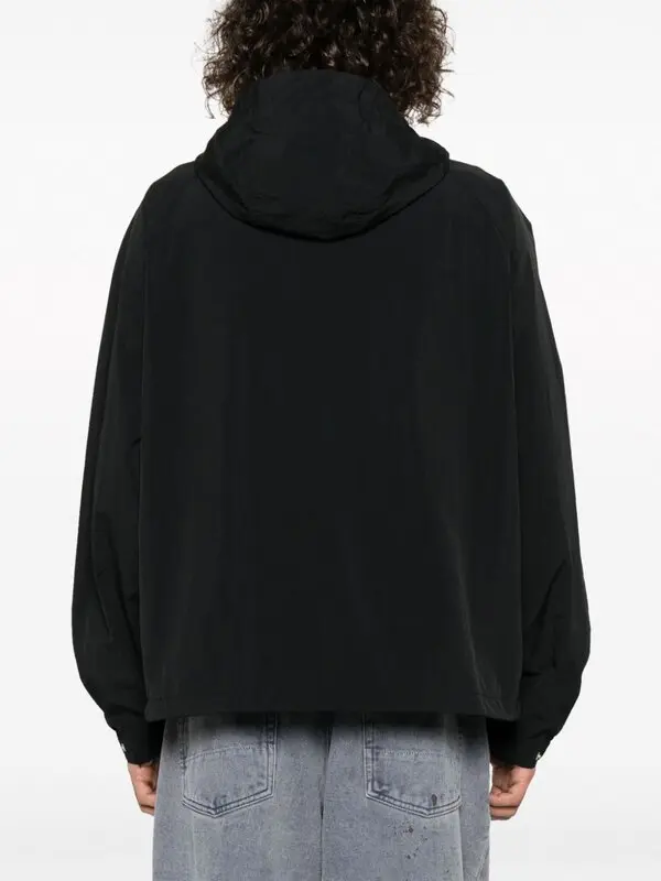 Maison Kitsuné Fox Head-patch Hooded Windbreaker