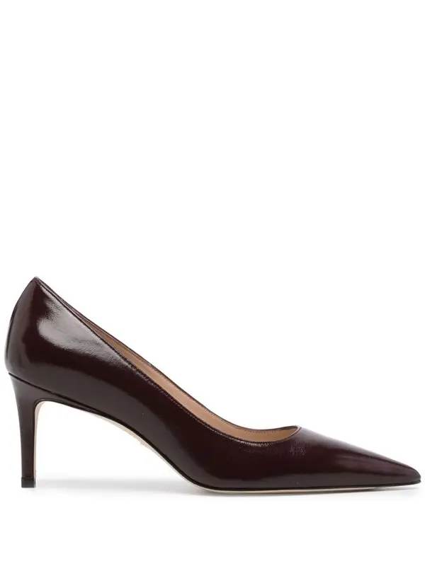STUART WEITZMAN Pointed-toe 75mm Pumps - Purple