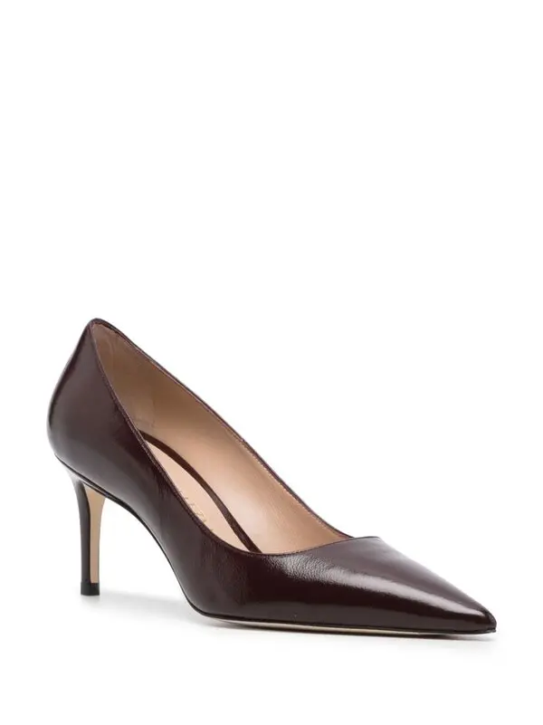 STUART WEITZMAN Pointed-toe 75mm Pumps - Purple