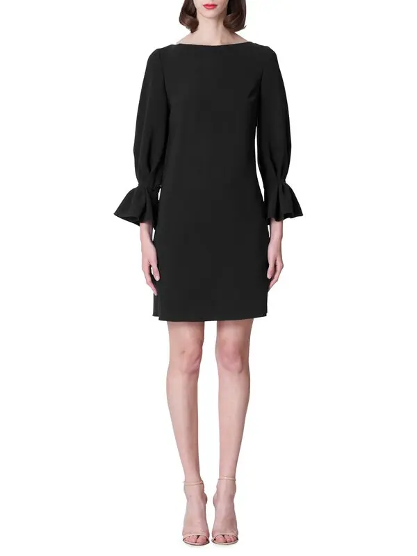 Carolina Herrera Silk Puff-sleeve Shift Minidress