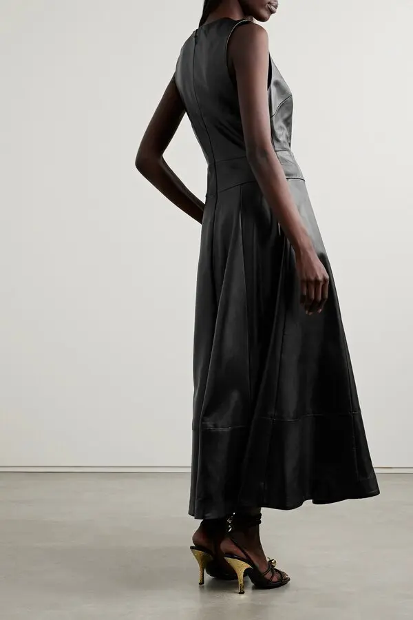 knee length dresses for ladies Evie Sleeveless Midi Dress | Brandon Maxwell main image 0