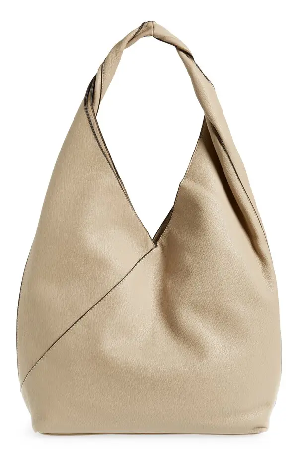 MALI + LILI Katie Oversize Recycled Vegan Leather Hobo Bag